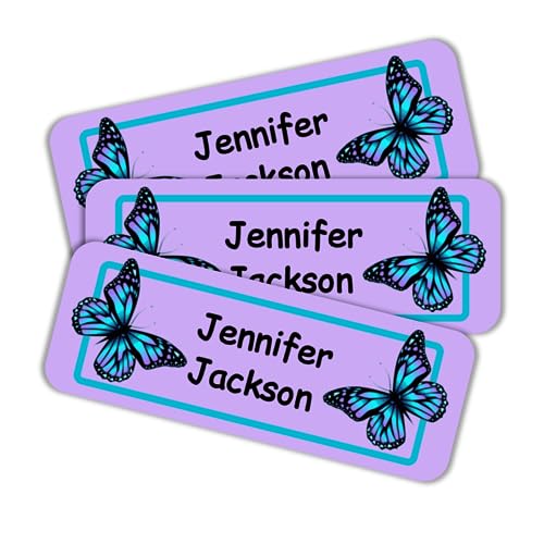 Purple Printable Baby Name Tags
