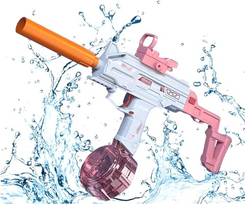 Electric Water Gun One-Button Automatic Squirt Guns Powerful Water Guns ...
