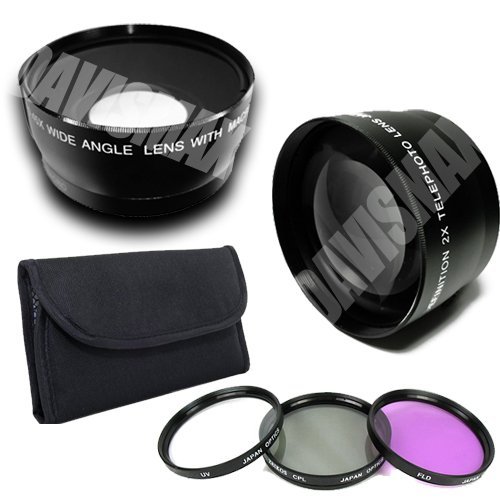 Buy 77mm DM Optics 0.45X Wide Angle Lens + Macro & 2X Telephoto Lens ...