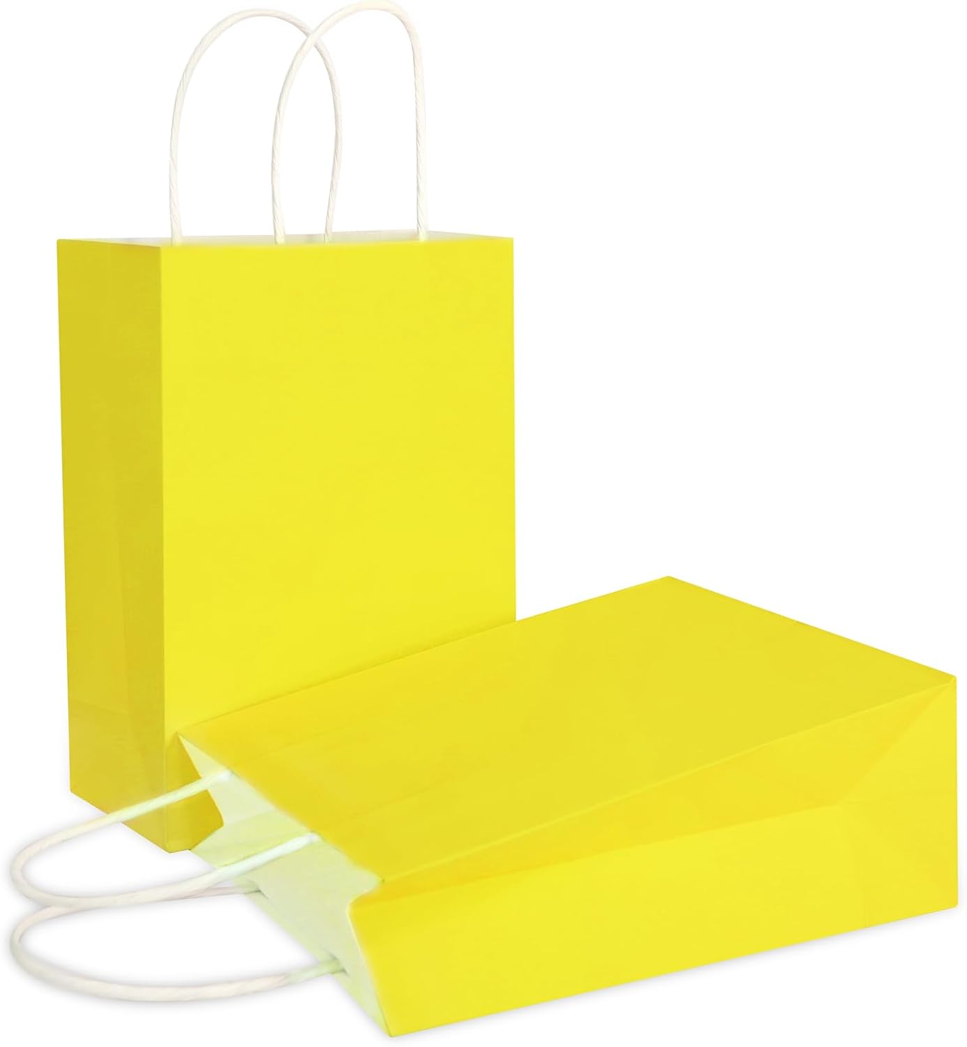 Amazon.com: 20 Pieces Party Favor Kraft Paper Gift Bags with Handle ...