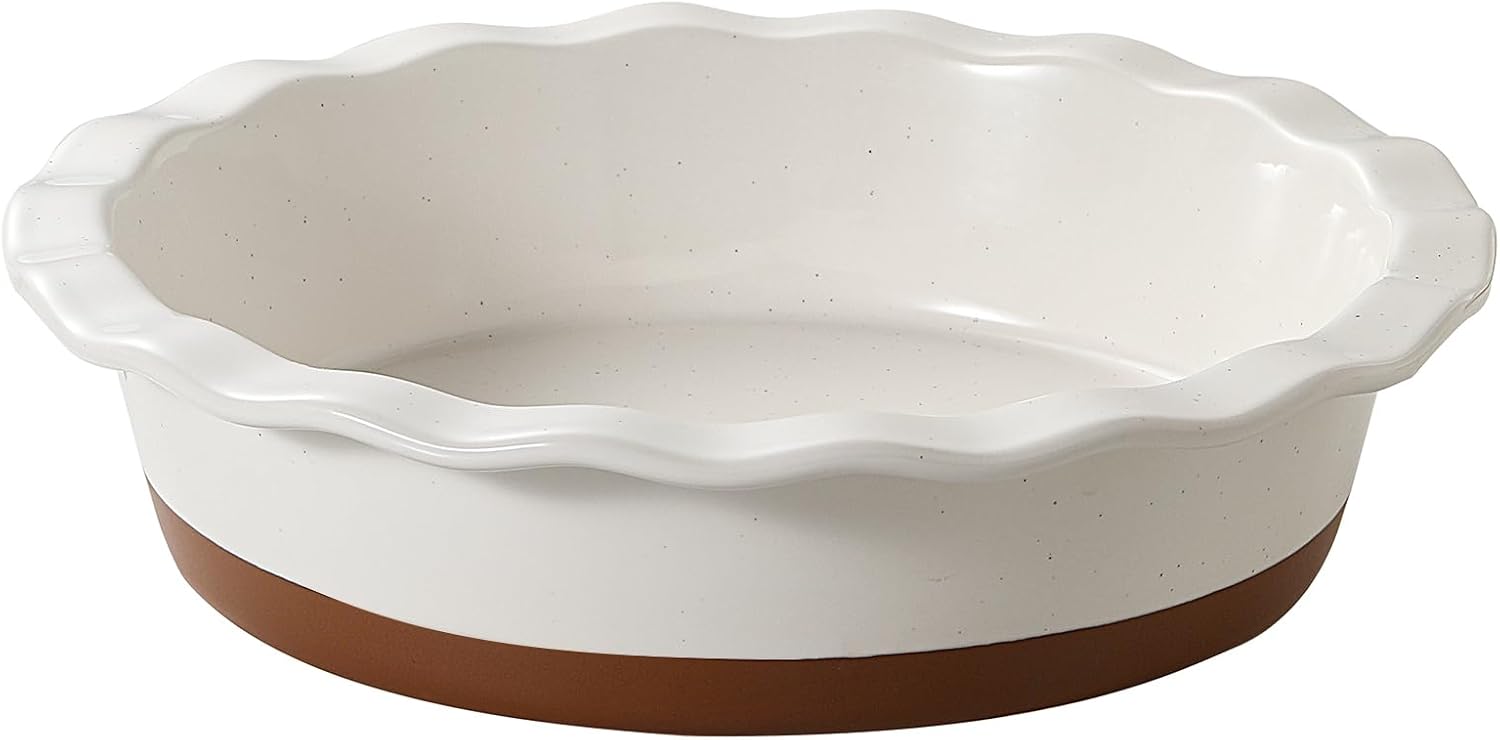 Amazon.com: DOWAN Deep Pie Pan for Baking, 9 Inch Round Baking Dish Non ...