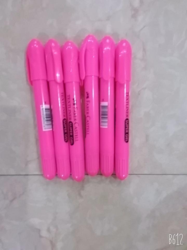 Faber-Castell Gel Textliner - Pack of 6 (Pink) : Amazon.in: Office Products