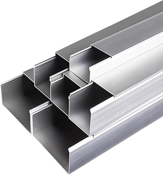 Amazon.com: RSBFER Aluminum Alloy Trunking, Self Adhesive Cable ...