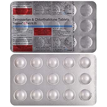 Telpres CT 40/6.25 - Strip of 15 Tablets : Amazon.in: Health & Personal ...