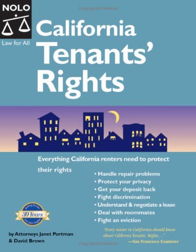 California Tenants' Rights (California Tenants' Rights): Janet Portman ...