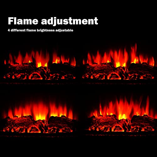 VANSTON Recessed Electric Fireplace 26'', Electric Fireplace Insert ...