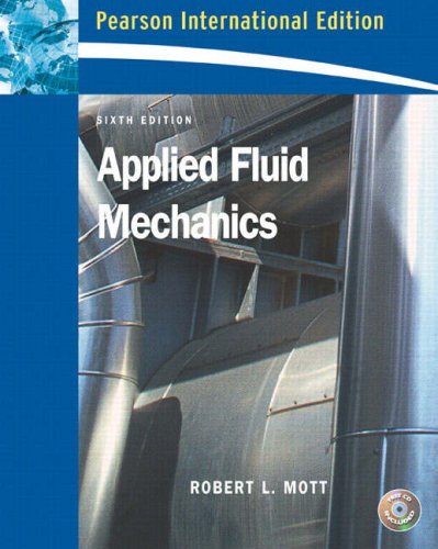 Applied Fluid Mechanics: International Edition : Mott, Robert L ...