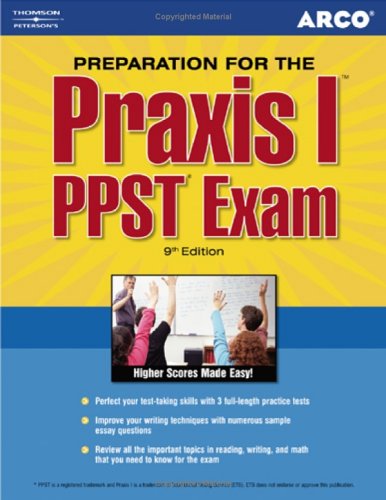 Prep for PRAXIS: PRAXIS I/PPST Exam 9e: Arco: 9780768918373: Amazon.com ...