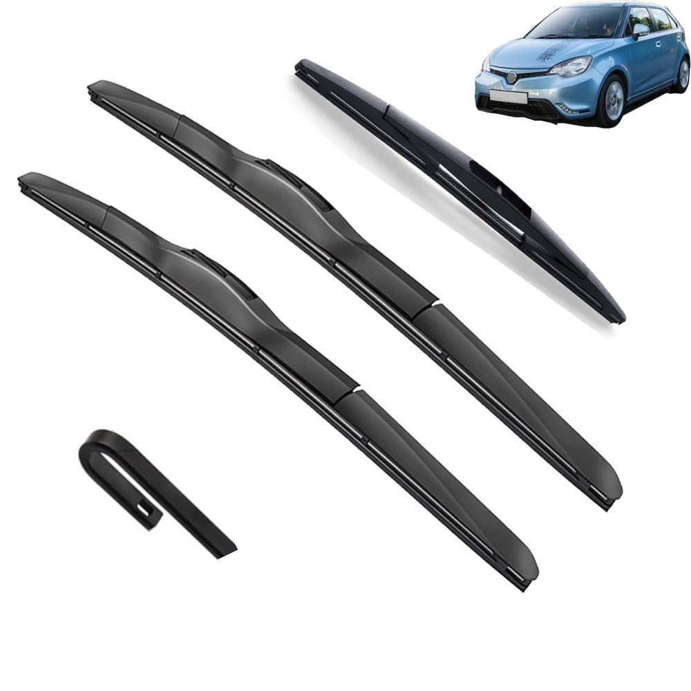 Front Rear Wiper Blades Set Compatible with MG 3 2011-2023 MG3 Xross ...
