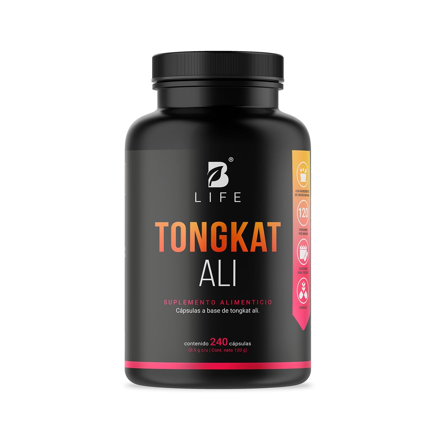 Tongkat Ali 100% Puro. 1000 mg por porción. Vitalidad Masculina ...