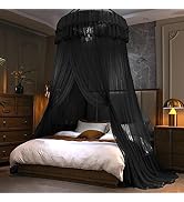 Amazon.com: Kertnic Gorgeous Star Printed Bed Canopy for Girls & Adults ...