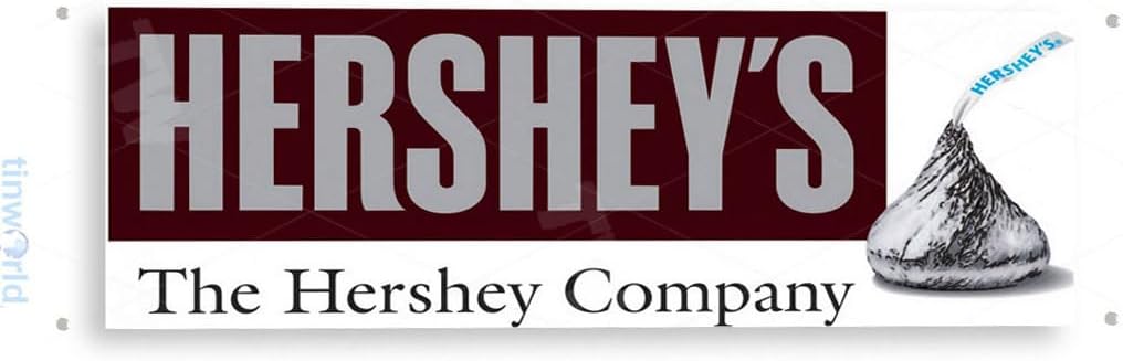 Amazon.com: Tinworld Tin Sign: Hersheys Kiss Chocolate Candy Store ...
