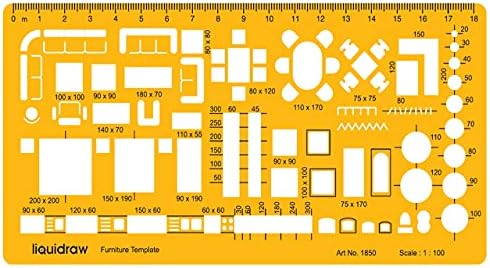 Liquidraw 1:100 Scale Architectural Scale Ruler Drawing Template ...