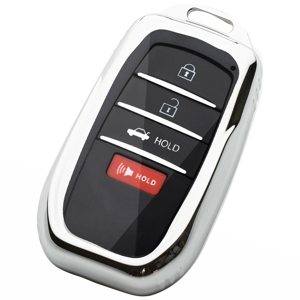 Amazon.com: WTSHOPME Key Fob Cover Fit for Toyota Camry 2025 4runner ...