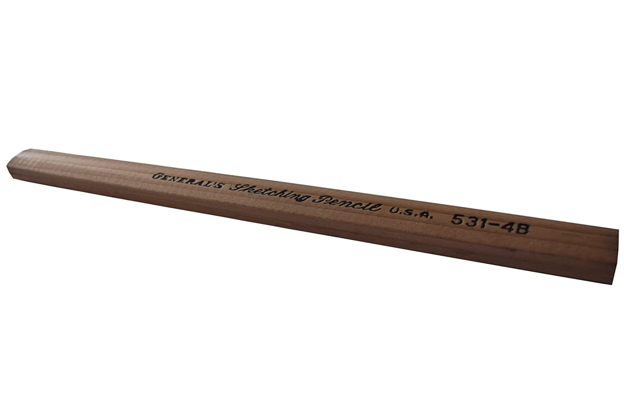 Amazon.com: General Flat Sketch Pencil 4B