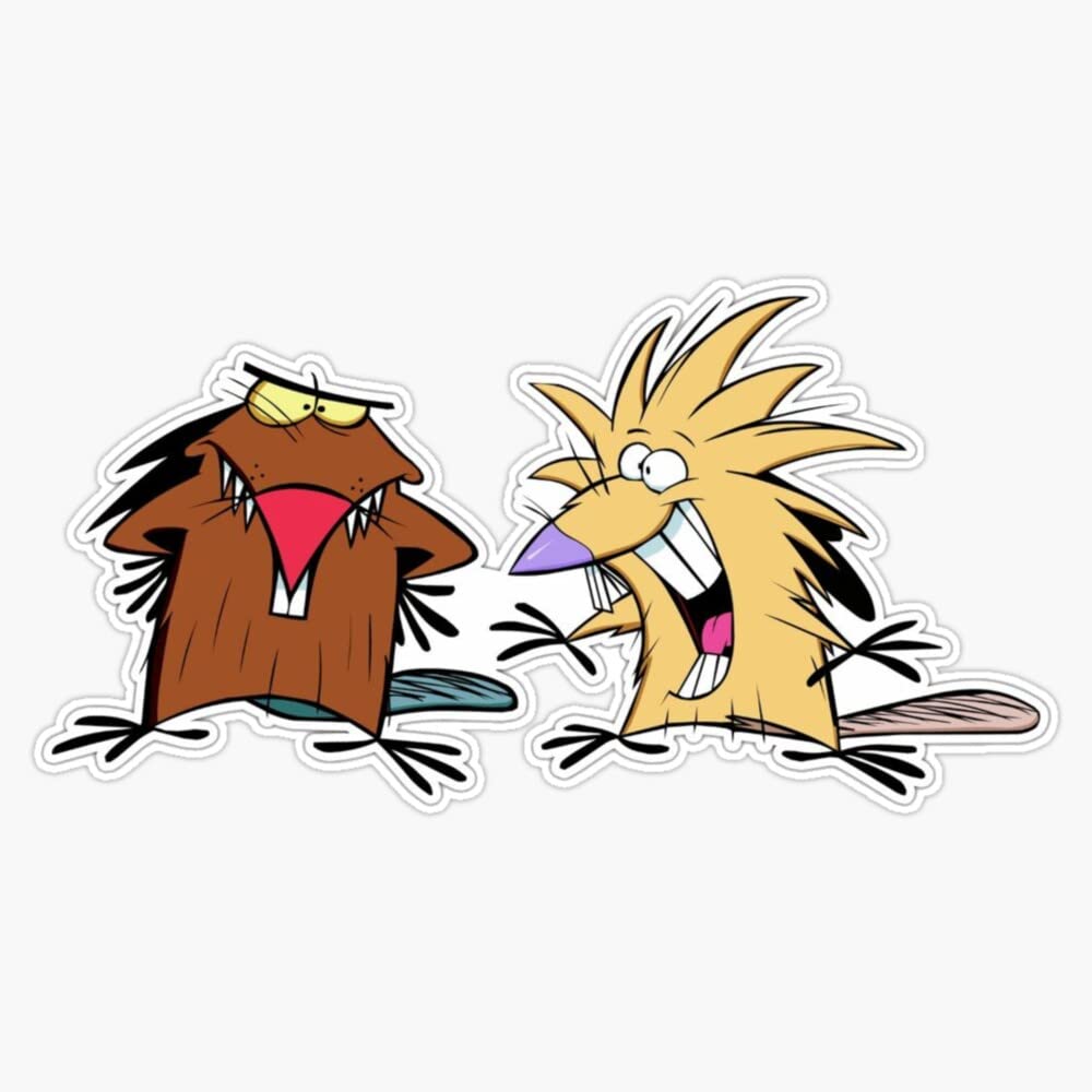 Amazon.com - Angry Beavers Sticker Bumper Sticker Vinyl Decal 5