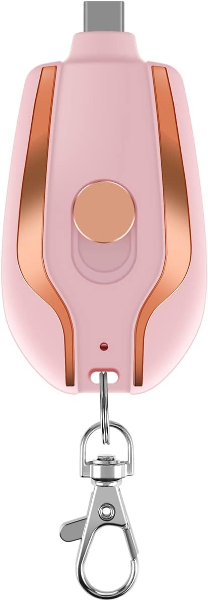 Keyring Power Bank, 1500mAh Mini Power Emergency Pod, Keychain Portable ...