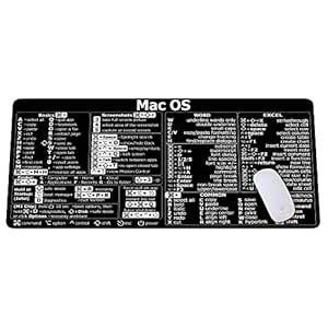Designfullprint Mac OS & Excel Shortcuts Cheat Sheet - Mac OS (M1+Intel ...