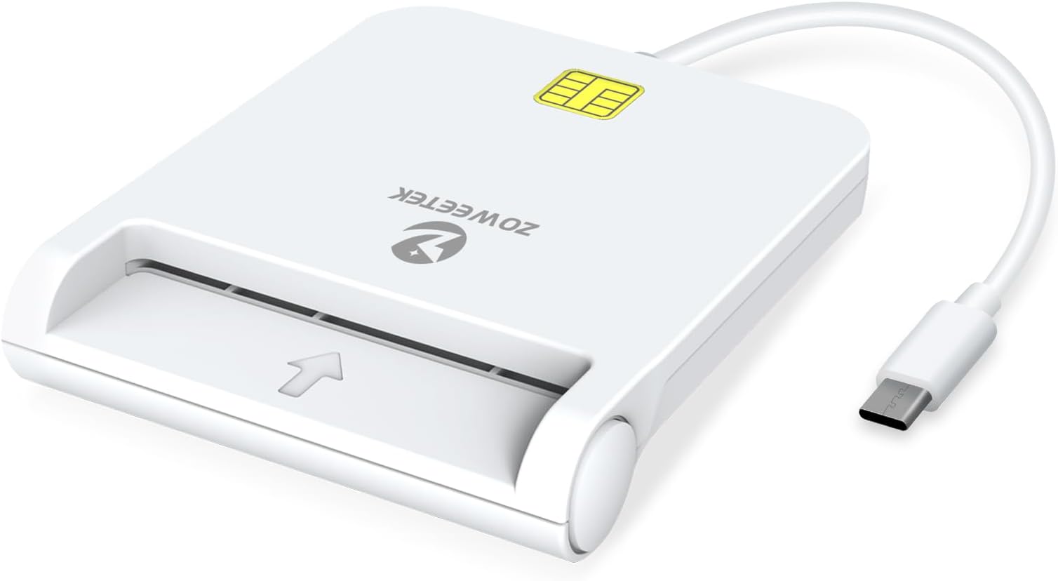 Amazon.com: ZOWEETEK Type C CAC Reader, Smart CAC Card Reader USB C for ...
