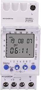 Amazon.com: BAISULI time Relay Digital Timer One Channel 7 Days 24hrs ...