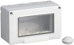 VIMAR PLANA Base Enclosure – IP55 4 Modules Eikon, Series Flat - Amazon.com