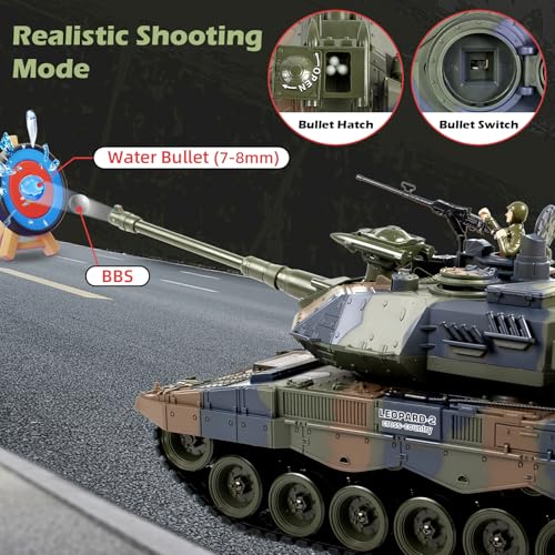 1:18 Remote Control Tank, German Leopard II RC Tank - Scale Model Kits ...