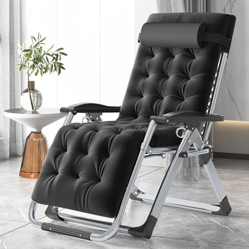 Amazon.com: LILYPELLE Comfy Folding Chair, Folding Lounge Chair for ...