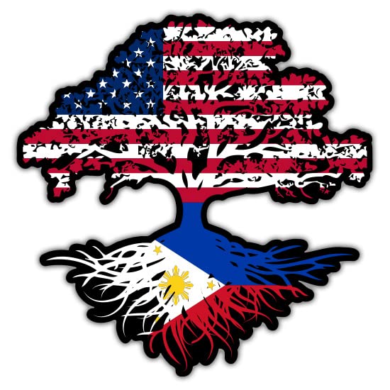 Amazon.com - American Grown with Philippines Roots Filipino Pride Tree ...