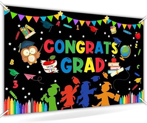 Amazon.com: Avezano Preschool Graduation Backdrop 2025 Kindergarten ...