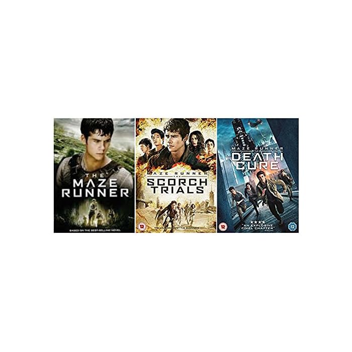 Buy The Maze Runner Trilogy Complete 1-3 DVD Collection - The Maze ...