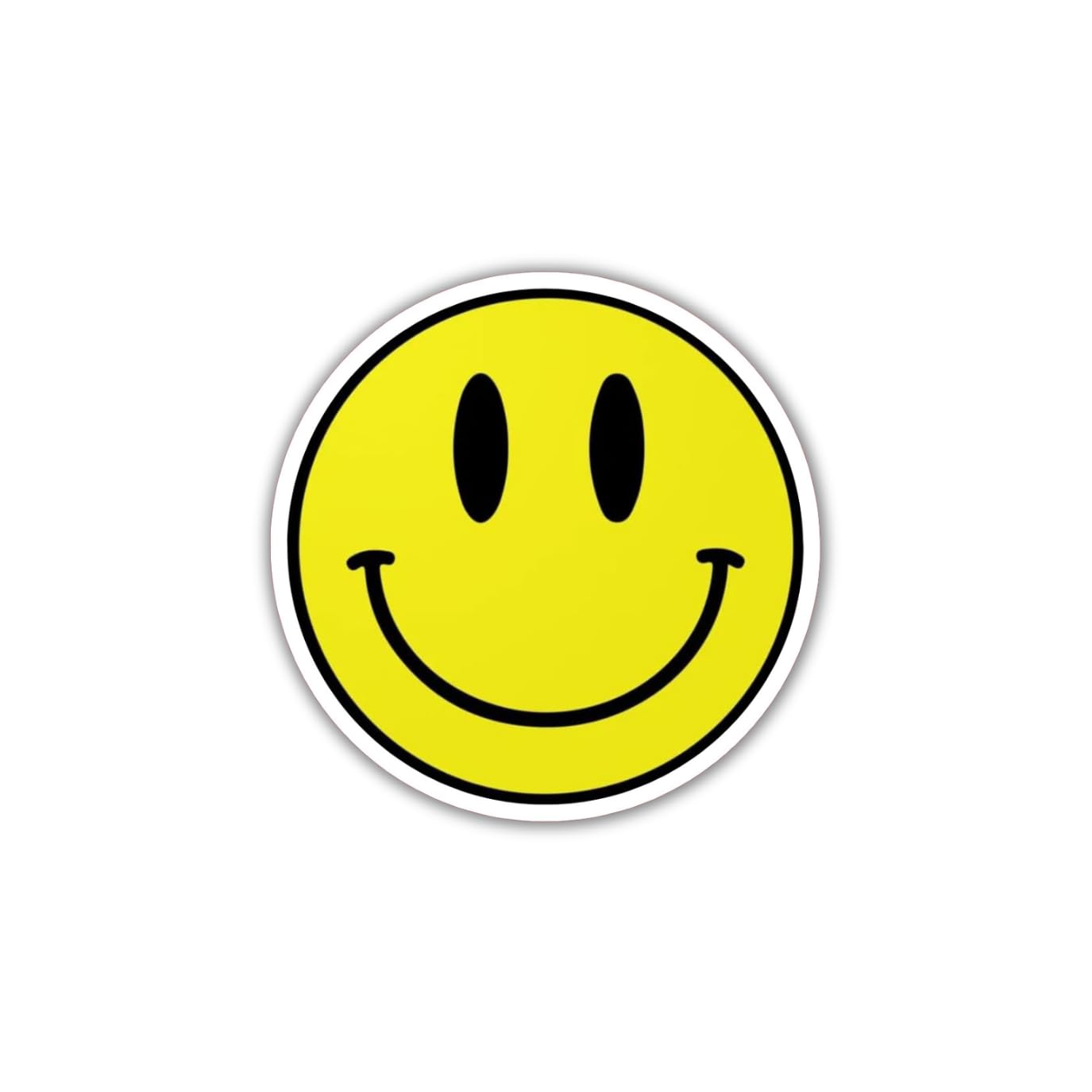 Amazon.com - smartEshop Smiley Face Bumper Sticker Vinyl Decal 4"x4 ...