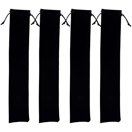 Amazon.com: Ankirol 100pcs Sheer Organza Fan Bags 2.4X10.6 INCH Folding ...