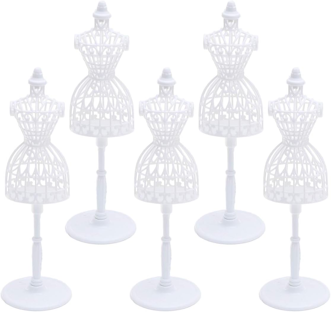 Amazon.com: 10 Pcs Doll Dress Form Mini Female 1/4 Size Tailor ...