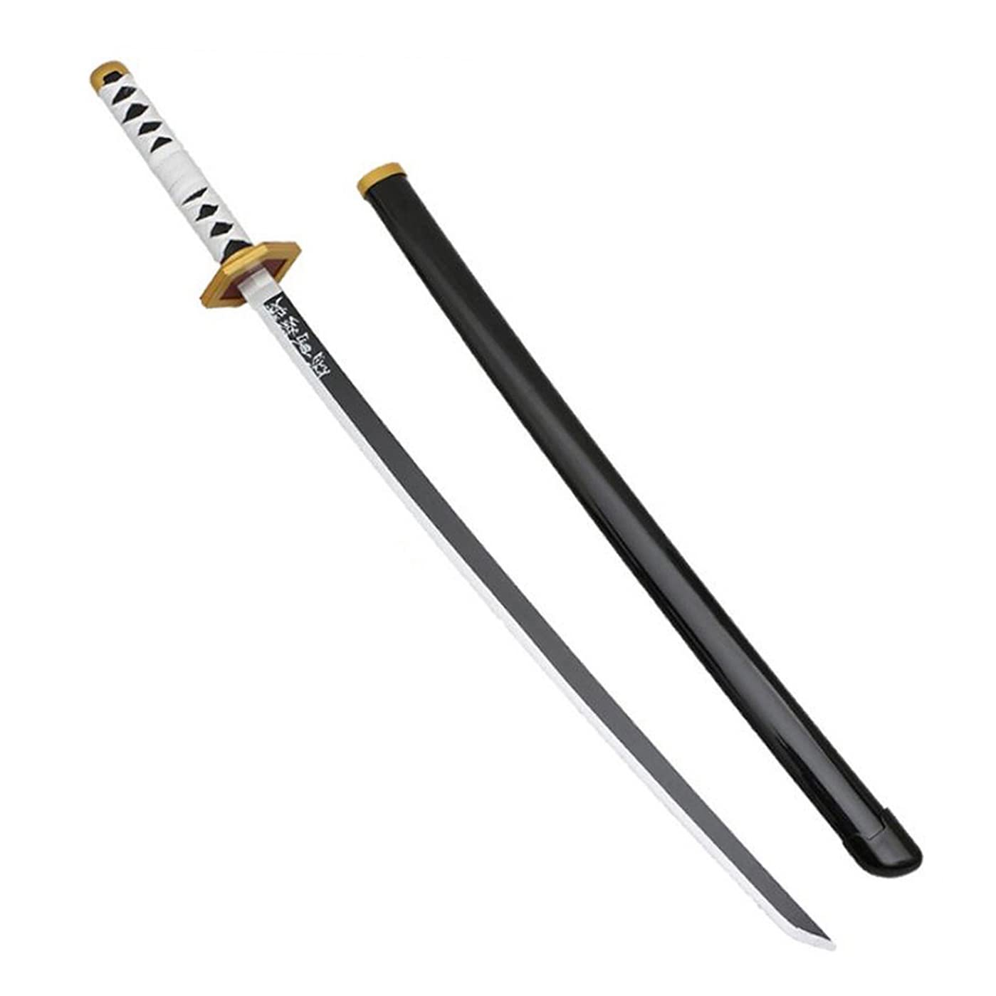 Buy PICFEA Japanese Katana Demon Slayer Nichirin Halloween Prop Model ...