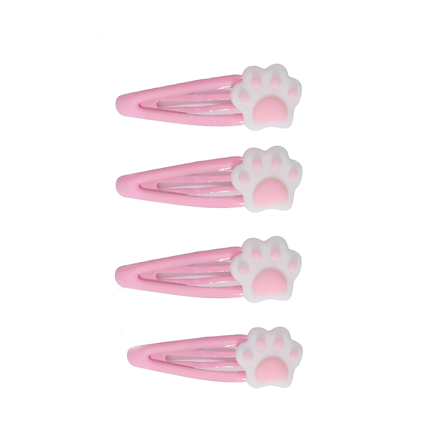 Amazon.com : Cute Cat Paw Hair Clips Y2k Aesthetic Pink Kawaii Cat Paw ...