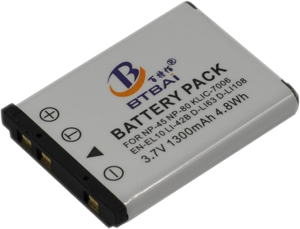 BTBAI 2X LB-012 Battery+Charger USB Dual for lb012 pixpro fz53 fz51 fz52 sl5 cz52 fz51 fz52 fz53 ...