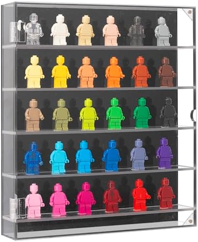 Amazon.com: JOYMOMO Minifigures Miniature Display Case 5-Tier Wall ...
