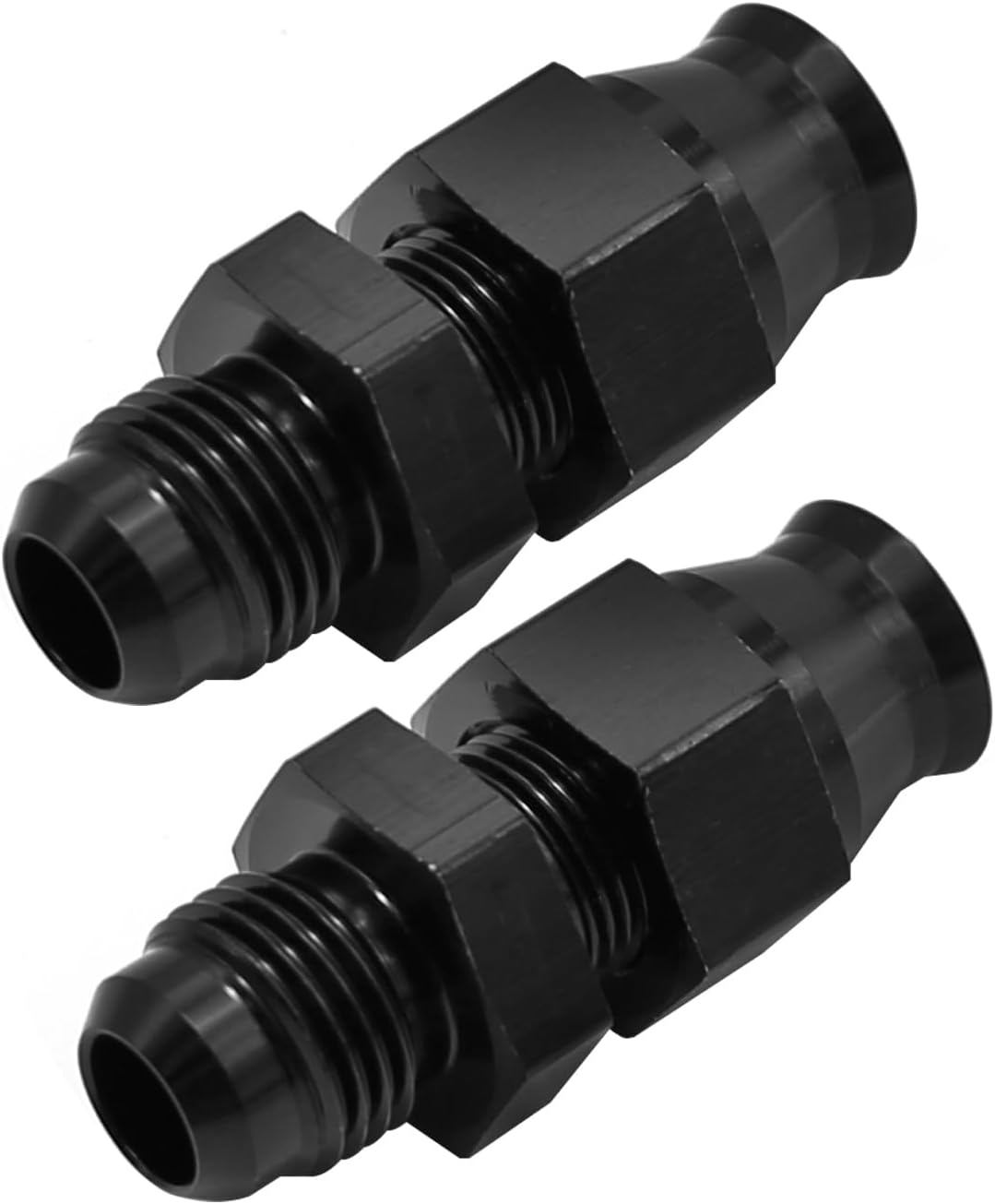 VIKKSAER 6AN Male to 5/16" Hardline Fuel Tube Fitting, 2 Pcs (6AN to 5/ ...