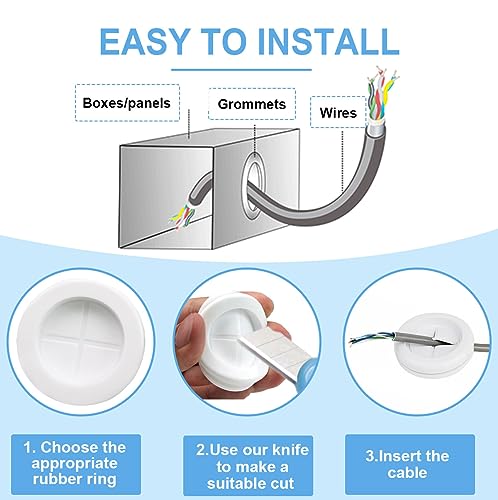 Snapklik.com : EASYEAH 1-1/2 Rubber Grommet- 1-3/16 ID Rubber Hole ...
