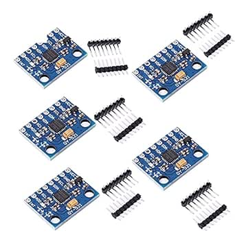 5pcs MPU-6050 MPU6050 GY-521 Accelerometer Gyro Sensor 6DOF IMU Three ...