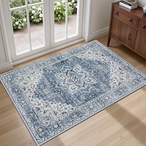 Amazon.com: 2x3 Area Rugs Living Room Rug: Washable Vintage Boho ...