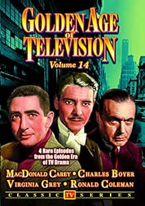 Amazon.com: Golden Age of Television - Volume 14 [DVD] : Robert Aldrich, Robert Florey, Roy ...