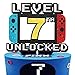 Amazon.com: Level 7th Unlocked Cake Topper - Level 7th game Sign Theme ...