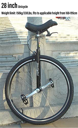 28 Inch Unicycle with A Bigger Wheel, Heavy Duty Adults Unicycle for ...