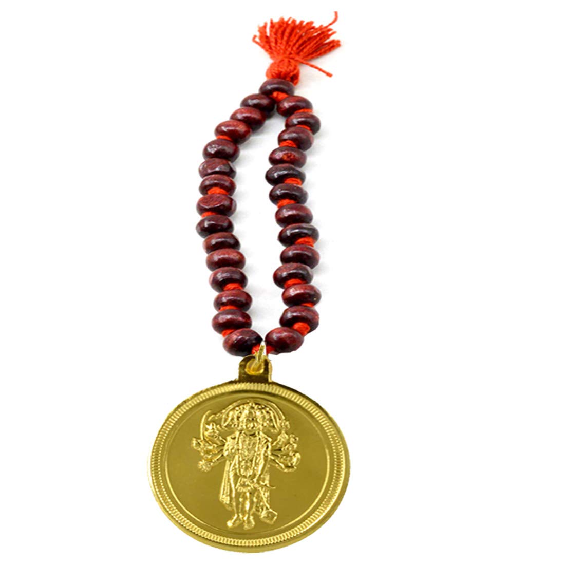 Faynci Panchmukhi Hanuman Golden Plated 38 mm Quality Raksha Kavach ...