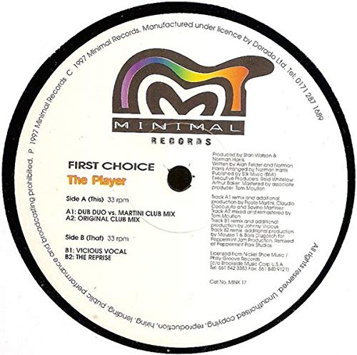 Amazon.com: First Choice / The Player (Remixes): CDs & Vinyl