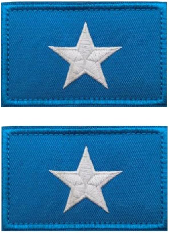 Amazon.com: Uijokdef Uijokdef 2 PCS Somalia Flag Patches Hook and Loop Fastener Embroidered ...
