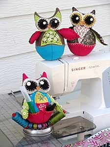 Amazon.com: Crawford Designs pattern #182 Lil' Hooties Pincushions ...