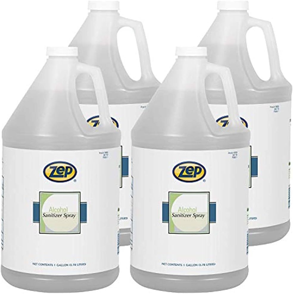 Amazon.com : Zep Alcohol Hand Sanitizer Spray Refill - 1 Gallon (Case ...