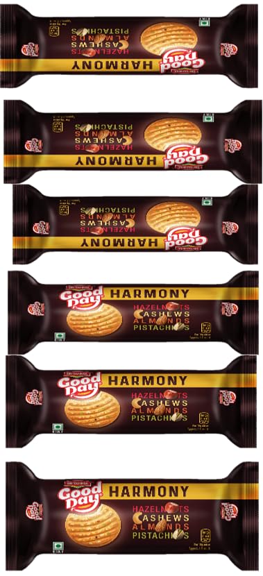 UNIQUE BRITANNIA GOOD DAY HARMONY HAZELNUTS CASHEWS ALMOND PISTACHIPS ...